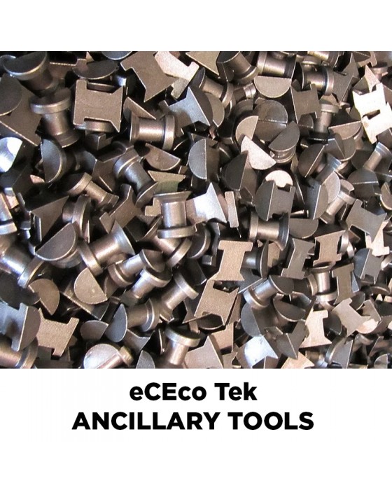 Ancillary tools for recycling equipment and recycling processes